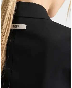 Prada Single-breasted Techno Stretch Jacket