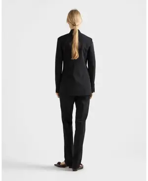 Prada Single-breasted Techno Stretch Jacket