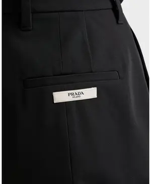 Prada Stretch Technical Fabric Pants