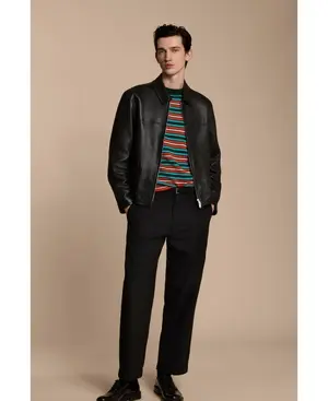 Prada Nappa Leather Blouson Jacket