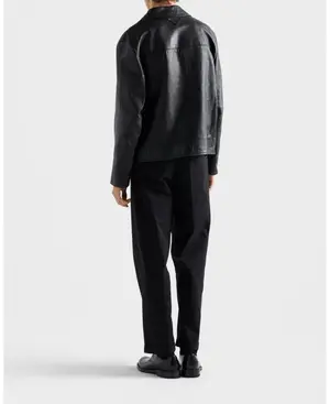 Prada Nappa Leather Blouson Jacket