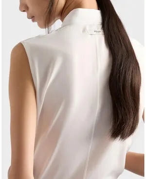 Prada Crepe De Chine Shirt