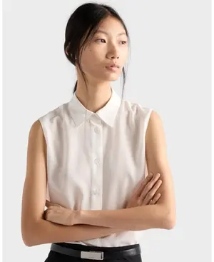 Prada Crepe De Chine Shirt