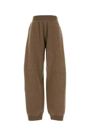 Max Mara Wool-blend Cuffed Joggers With Cashmere Touch - Camel