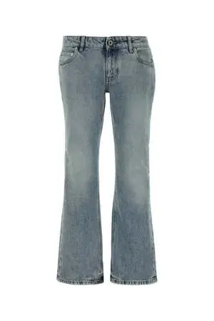 Miu Miu Miu Mini Denim Jeans For - Light Blue