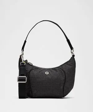 Lululemon City Essentials Small Shoulder Bag 3l Evolve - Black/silver