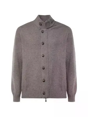 GALIANO Button-up Knitted Jacket