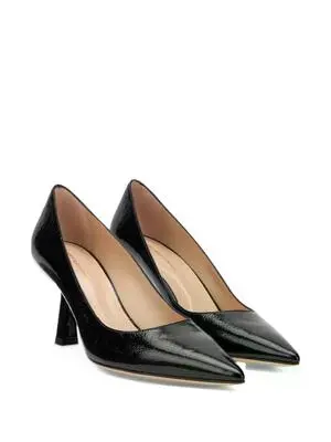STUART WEITZMAN Super Sculpt Leather Pumps - Black