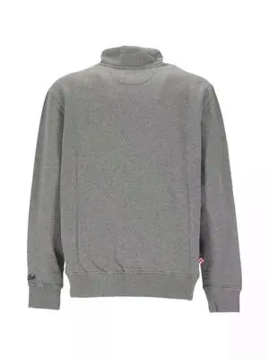 MC2 SAINT BARTH Kenneth Logo-embroidered Quarter-zip Sweatshirt