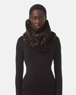 Apparis Liv Leopard Snood Scarf - Dark Leopard