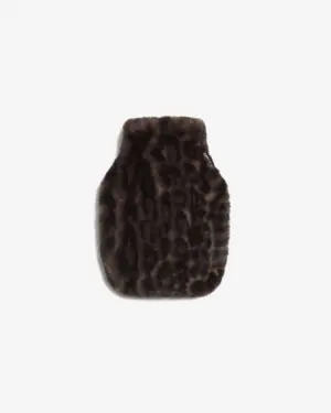 Apparis Mini Meena Leopard Hot Water Bottle - Dark Leopard