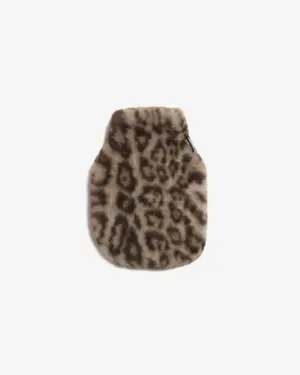 Apparis Mini Meena Leopard Hot Water Bottle - Light Leopard