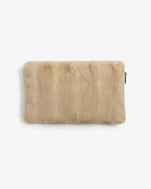 Apparis Brenn Shaved Mink Pillow - Latte Multi