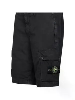 Stone Island Logo-patch Cargo Shorts