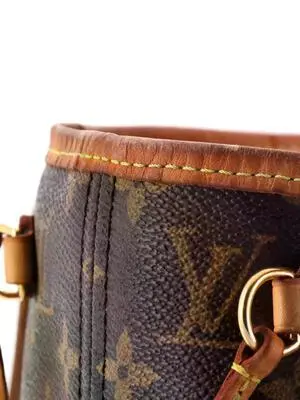 LOUIS VUITTON Neverfull Monogram Canvas Pm Tote Bag - Brown