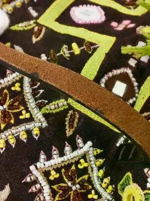 Fendi Beads Embroidered Tote Bag