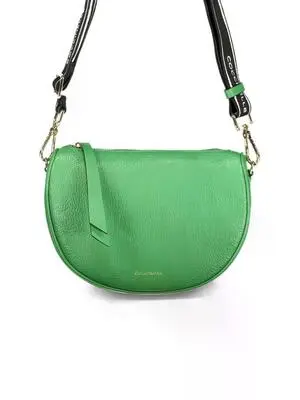 COCCINELLE Pebbled Logo-print Shoulder Bag