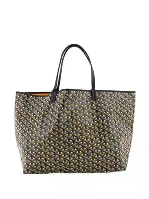 Goyard Saint Louis Claire Voie Coated Canvas Gm Tote Bag - Black