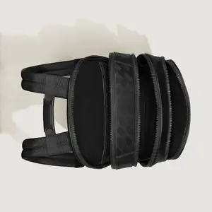 Montblanc Extreme Leather Large 3 Compartment Backpack - Black