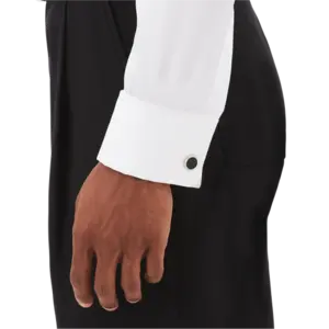 Montblanc Stainless Steel Carbon-patterned Inlay Round Cufflinks