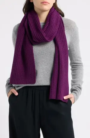 Eileen Fisher Merino Wool Scarf - Jam