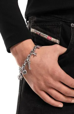 DIESEL® Charm Chain Bracelet
