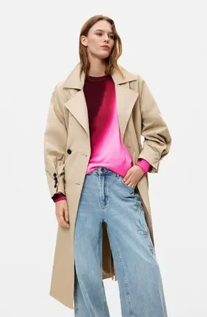 Desigual Removable Trench Coat