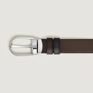 Montblanc Meisterstück Leather Horseshoe 30mm Reversible Belt