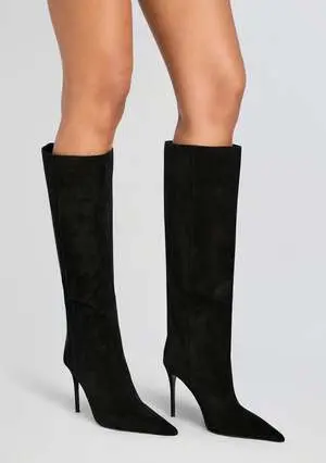 Retrofete Lyra Suede Boot - Black