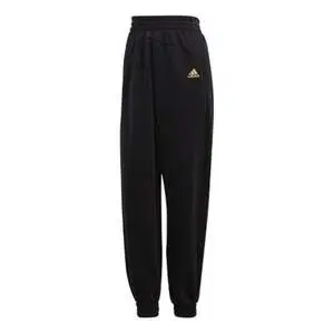 Adidas Warm Golden Logo Pants Asia Sizing - Black