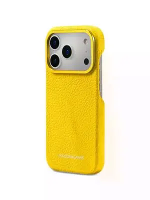 MAISON DE SABRE Grainy Leather Iphone Pro 18 Phone Case