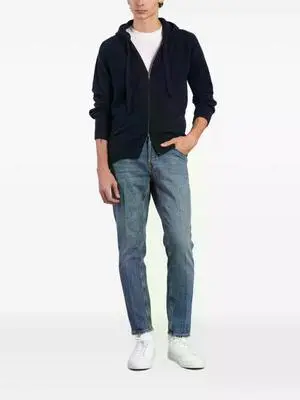ROBERTO COLLINA Zip-up Knit Hoodie