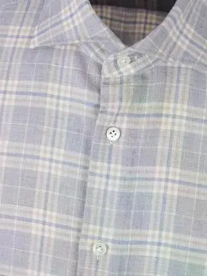 VINCENZO DI RUGGIERO Check-pattern Long-sleeve Shirt