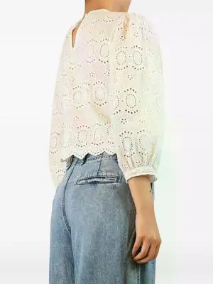 Natalie Martin Embroidered Blouse