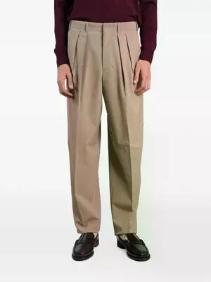 PT TORINO Pleated Straight-leg Trousers