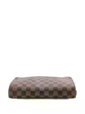 LOUIS VUITTON Pochette Saint Louis Damier Clutch Bag - Brown