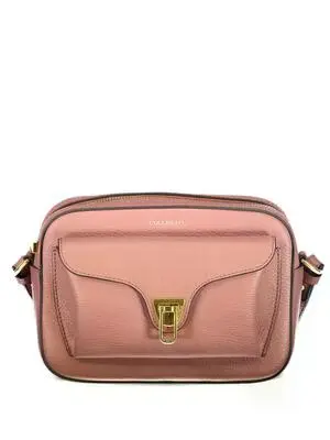 COCCINELLE Zip-fastening Leather Shoulder Bag - Pink