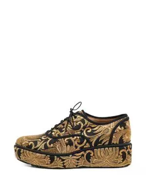 Tory Burch Arden Platform Derby Shoes - Black