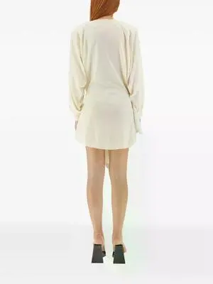 Attico Hurley Buckle-detail Mini Dress