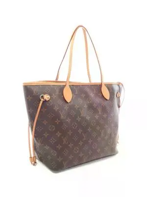 LOUIS VUITTON 2019 Mm Neverfull Monogram Canvas Tote Bag - Brown