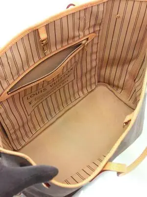 LOUIS VUITTON 2019 Mm Neverfull Monogram Canvas Tote Bag