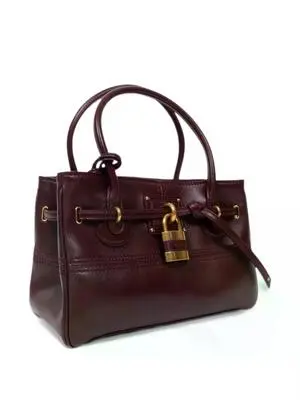 Chloé Small Paddington Sling Top Handle Bag In Soft Leather