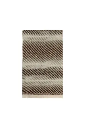 JAMES LAKELAND Cream Sequin Pattern Scarf - Black