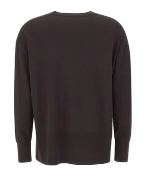 KAOS Side-slit Crewneck Sweater