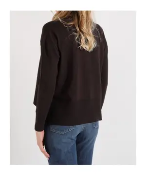 KAOS Side-slit Crewneck Sweater