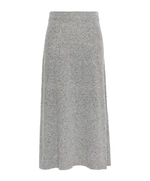 Max Mara Wkdaloa Flared Midi Tweed Skirt