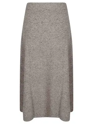 Max Mara Wkdaloa Flared Midi Tweed Skirt