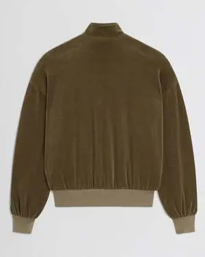 Phoebe Philo Velveteen Bomber Jacket