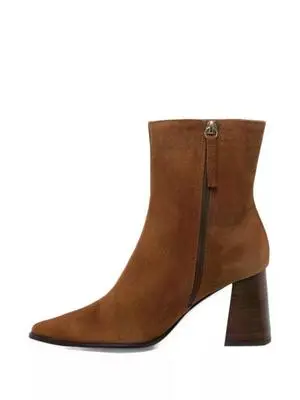 ANGEL ALARCON Pointed-toe Suede Boots