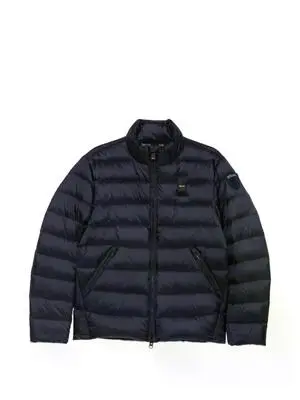 BLAUER. Austin Quilted High-neck Jacket - Blue